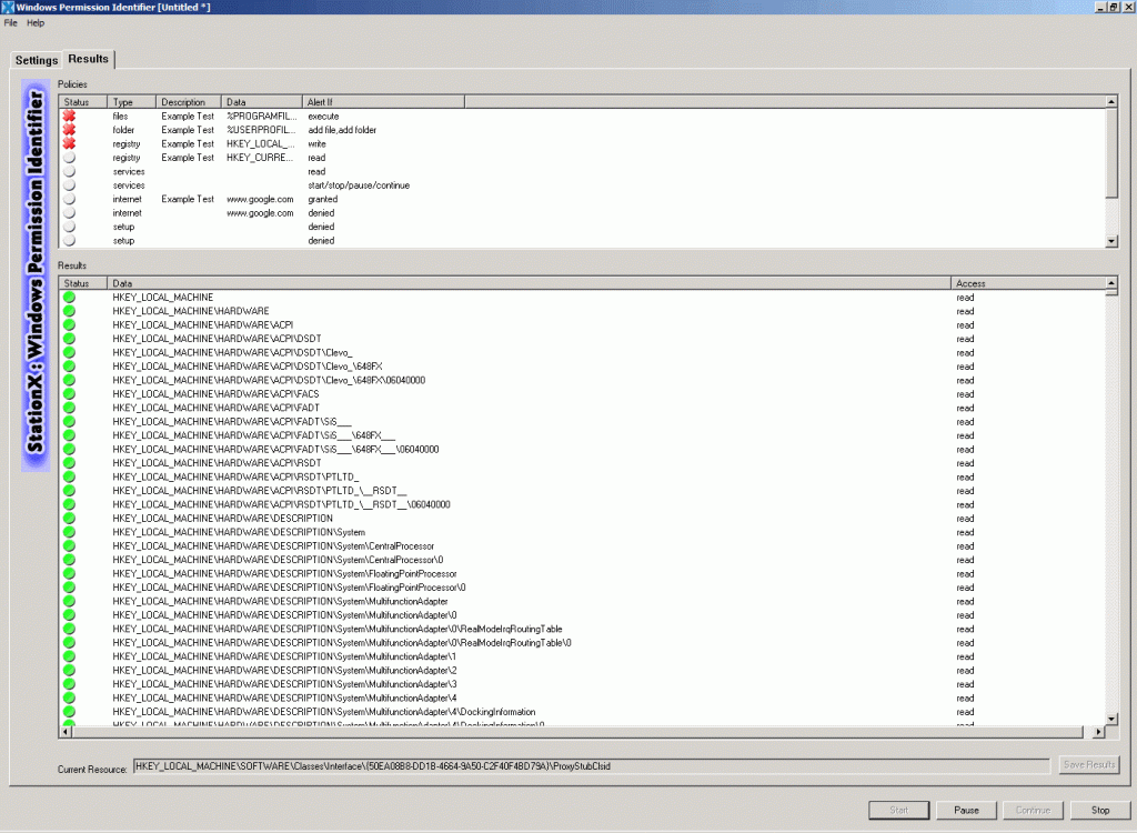 Windows Permission Identifier
