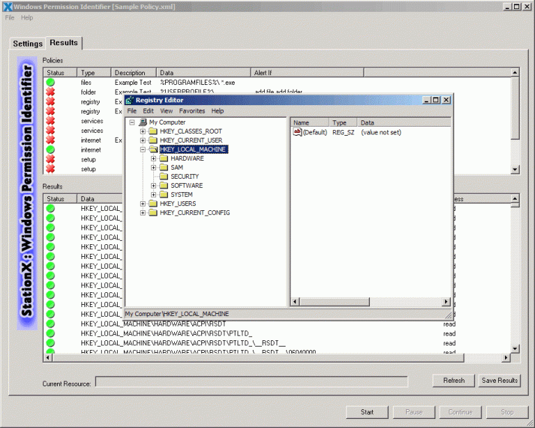Windows Permission Identifier