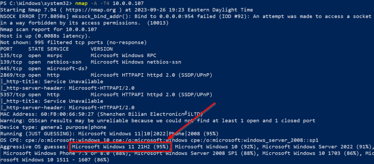 Nmap Os Detection Fingerprint Operating Systems Quickly