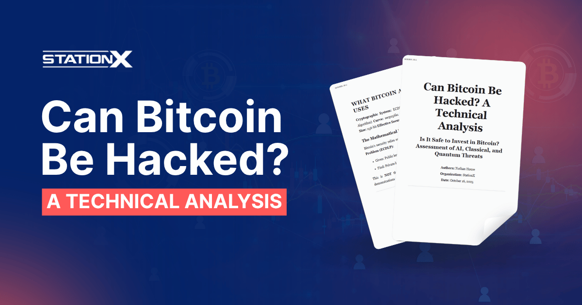 Can Bitcoin Be Hacked? A Technical Analysis - StationX